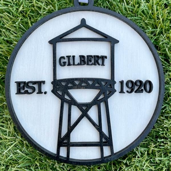 Gilbert Water Tower Christmas Ornament